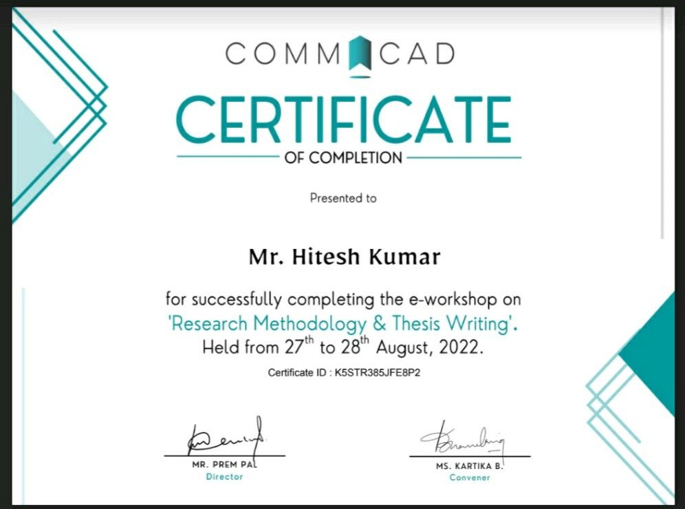 HITESH KUMAR posted on LinkedIn HITESH KUMAR posted on LinkedIn