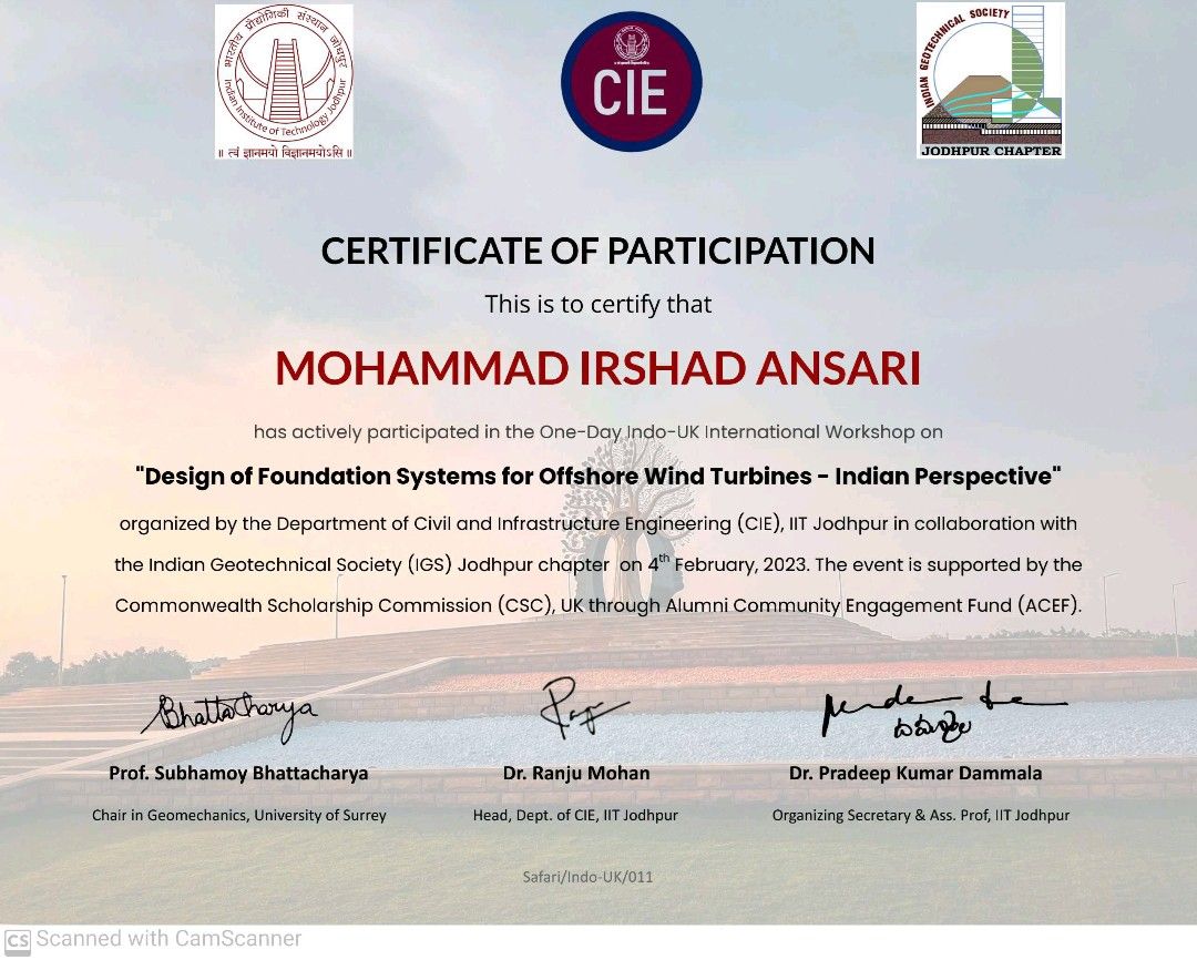 Mohammad Irshad Ansari on LinkedIn: successfully completed one day ... Mohammad Irshad Ansari on LinkedIn: successfully completed one day ...