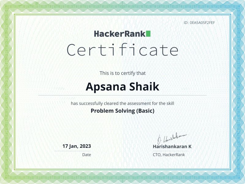 Apsana Shaik on LinkedIn: Apsana Shaik on LinkedIn: