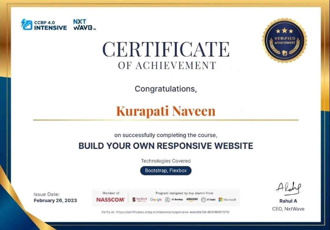 Naveen Kurapati on LinkedIn: #html5 #css #bootstrap #htmlcss # ... Naveen Kurapati on LinkedIn: #html5 #css #bootstrap #htmlcss # ...