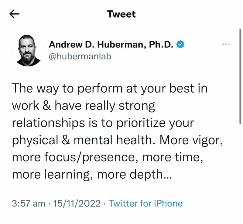 Tatiana Schild on LinkedIn: Andrew Huberman Tatiana Schild on LinkedIn: Andrew Huberman