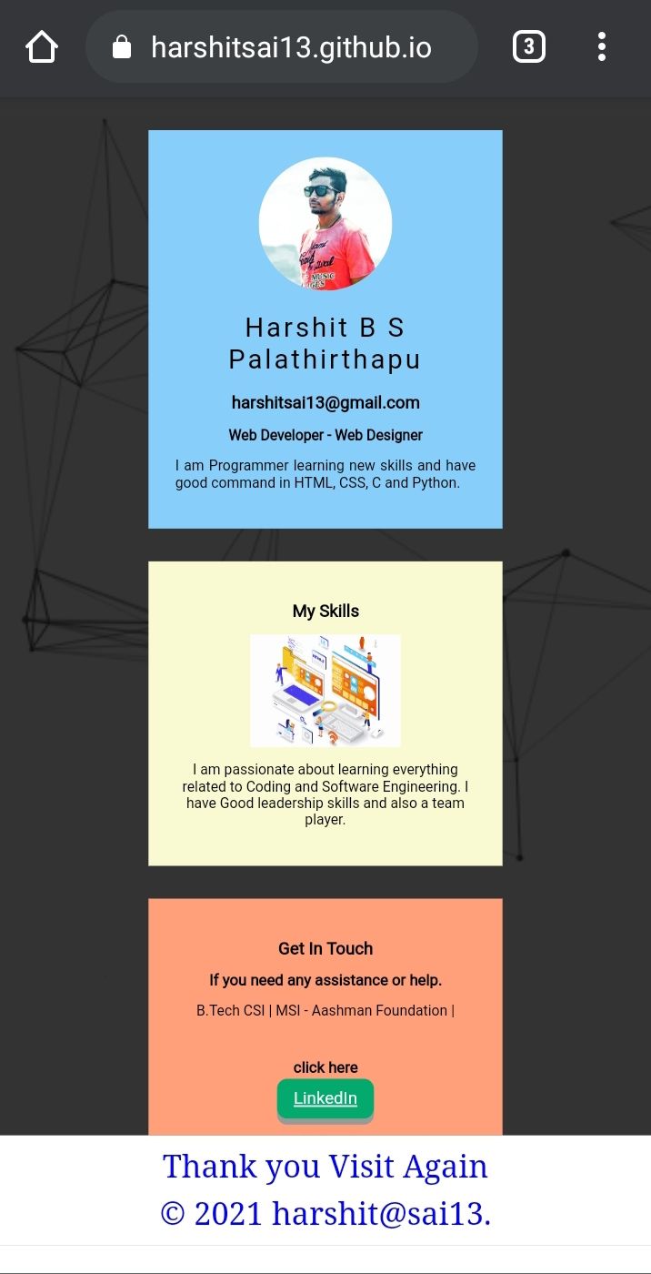Harshit B S Palathirthapu on LinkedIn: #html #css #webdevelopement # ... Harshit B S Palathirthapu on LinkedIn: #html #css #webdevelopement # ...