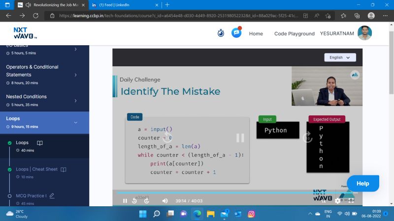 Sake Yesu Ratnam on LinkedIn: #day17 #30daysofcodingchallenge # ... Sake Yesu Ratnam on LinkedIn: #day17 #30daysofcodingchallenge # ...