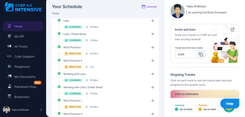 Yadu Krishnan p on LinkedIn: #coding #ccbp #ccbpian #ccbpintensive # ... Yadu Krishnan p on LinkedIn: #coding #ccbp #ccbpian #ccbpintensive # ...