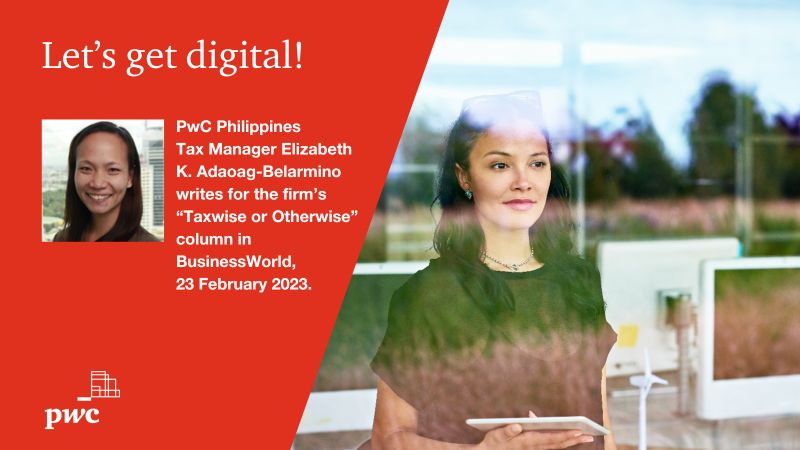 PwC Philippines on LinkedIn: #bir #orus #digitaltransformation # ... PwC Philippines on LinkedIn: #bir #orus #digitaltransformation # ...