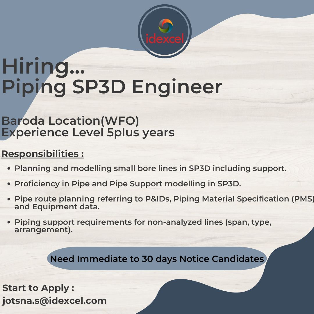 Jotsna Shiragambi on LinkedIn: #pipingengineering #sp3d #pipingengineer ... Jotsna Shiragambi on LinkedIn: #pipingengineering #sp3d #pipingengineer ...