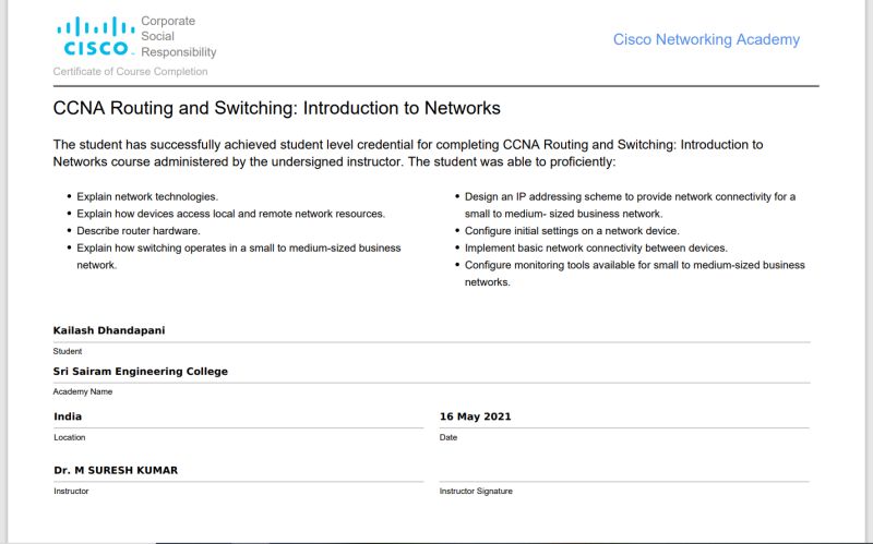 Kailash Dhandapani on LinkedIn: #ccna #networking #routing #switching Kailash Dhandapani on LinkedIn: #ccna #networking #routing #switching
