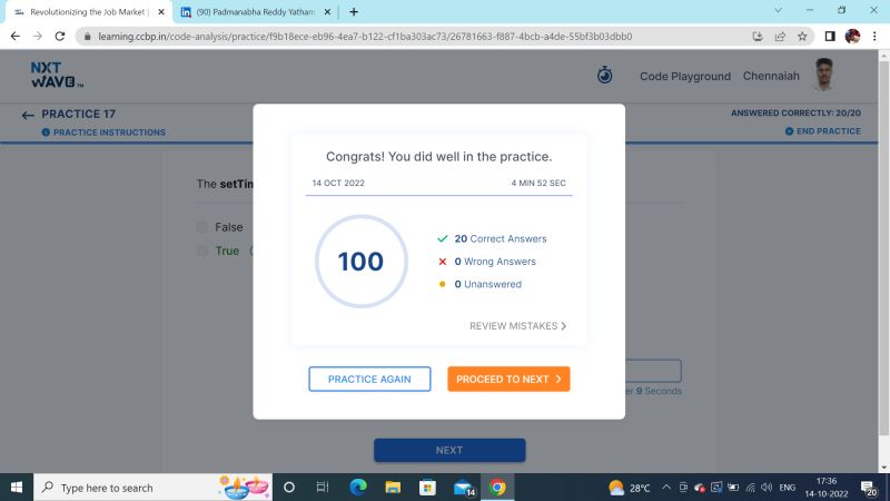 Chennaiah Kavali on LinkedIn: #59_day #100daysofcodechallenge #javascript Chennaiah Kavali on LinkedIn: #59_day #100daysofcodechallenge #javascript