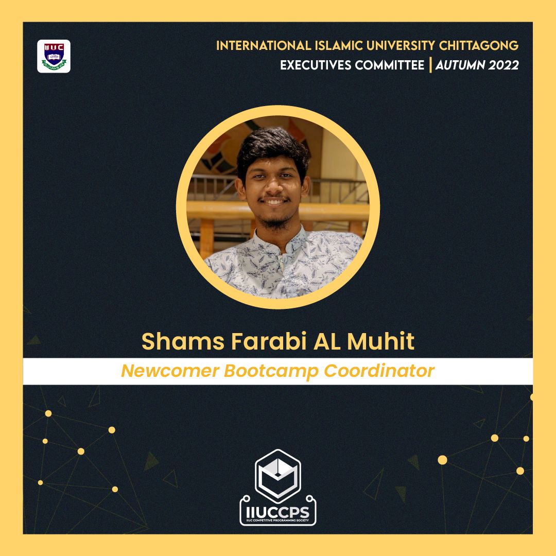 Shams Farabi Al Muhit on LinkedIn: #competitiveprogramming Shams Farabi Al Muhit on LinkedIn: #competitiveprogramming