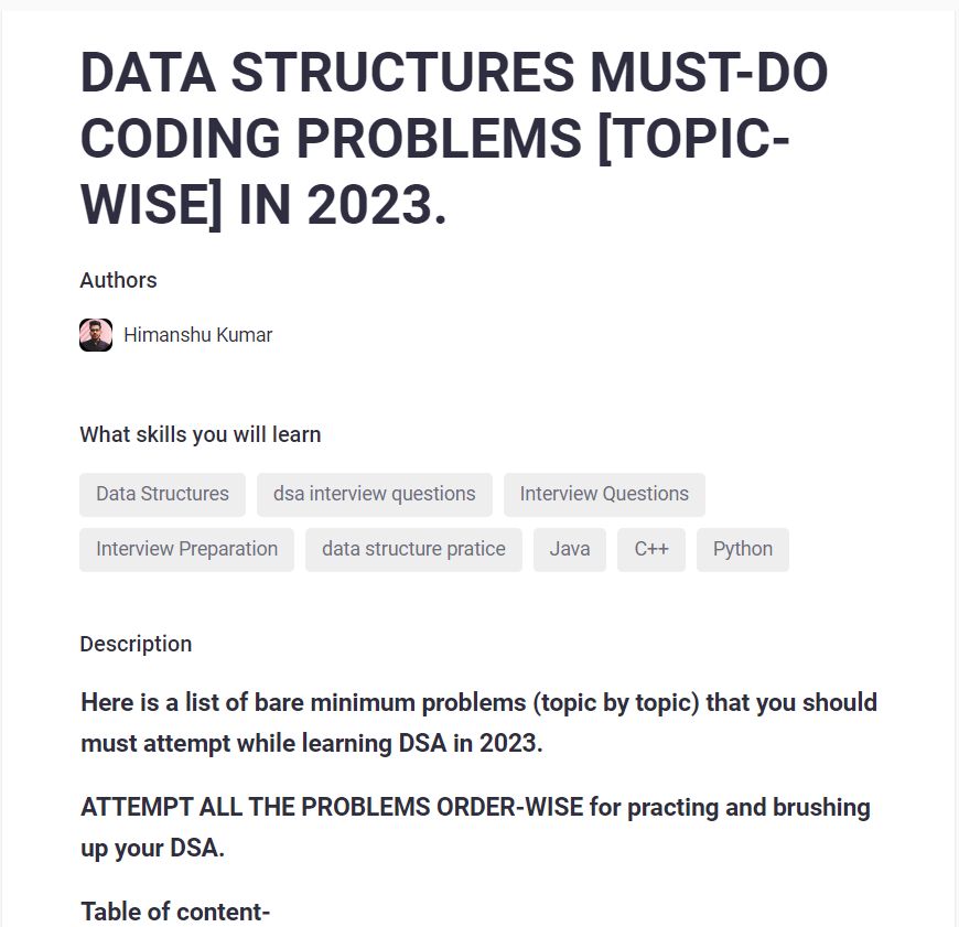 Ajay Kadiyala on LinkedIn: #datastructures #algorithms #goal # ... Ajay Kadiyala on LinkedIn: #datastructures #algorithms #goal # ...