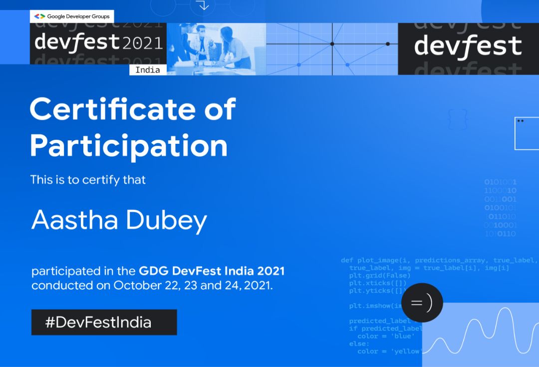 Aastha Dubey on LinkedIn: #connections #devfest2021 #opportunity # ... Aastha Dubey on LinkedIn: #connections #devfest2021 #opportunity # ...