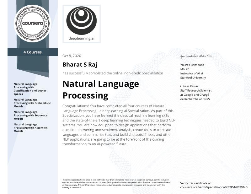 Bharat S Raj on LinkedIn: #nlp #datascience #chatbot #machinelearning # ... Bharat S Raj on LinkedIn: #nlp #datascience #chatbot #machinelearning # ...