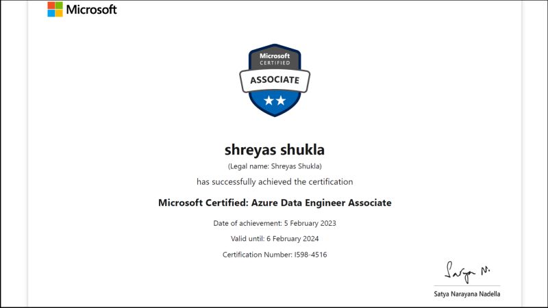 Shreyas Shukla on LinkedIn: #dataengineering #learning #microsoft # ... Shreyas Shukla on LinkedIn: #dataengineering #learning #microsoft # ...