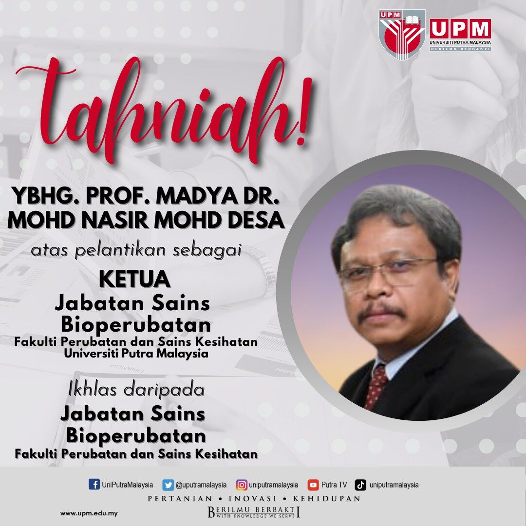 Prof. Ts. Dr. Mohd Nasir Mohd Desa posted on LinkedIn Prof. Ts. Dr. Mohd Nasir Mohd Desa posted on LinkedIn