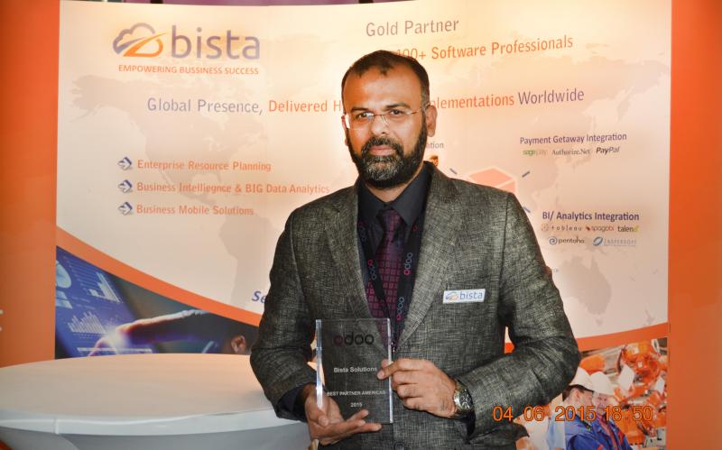 Bista Solutions Inc on LinkedIn: Bista awarded as Odoo's Bista Solutions Inc on LinkedIn: Bista awarded as Odoo's