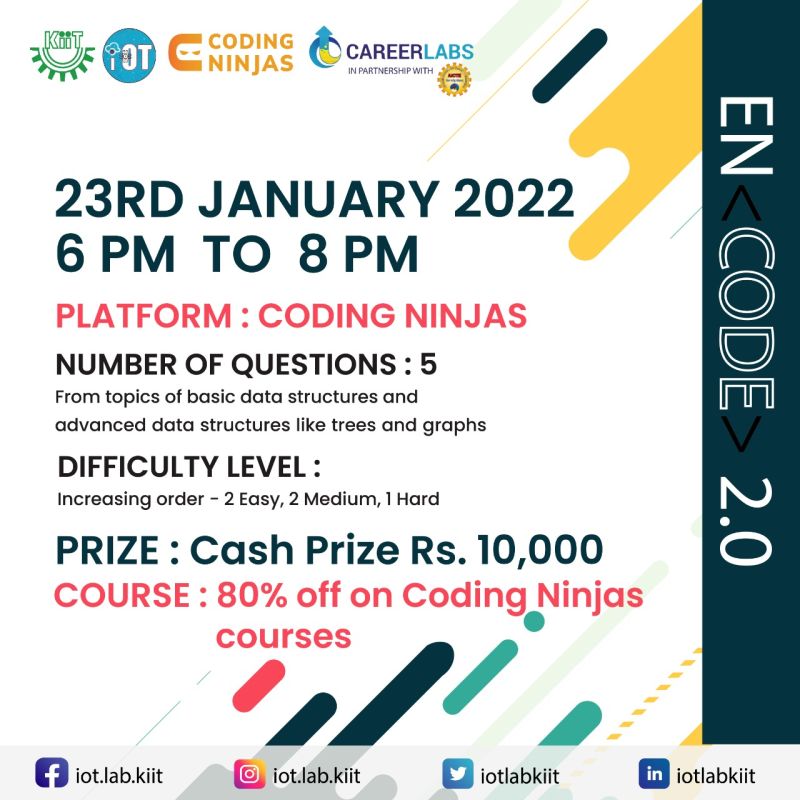 Vivek Singh Tomar on LinkedIn: Compete to win and test your DSA skills ... Vivek Singh Tomar on LinkedIn: Compete to win and test your DSA skills ...