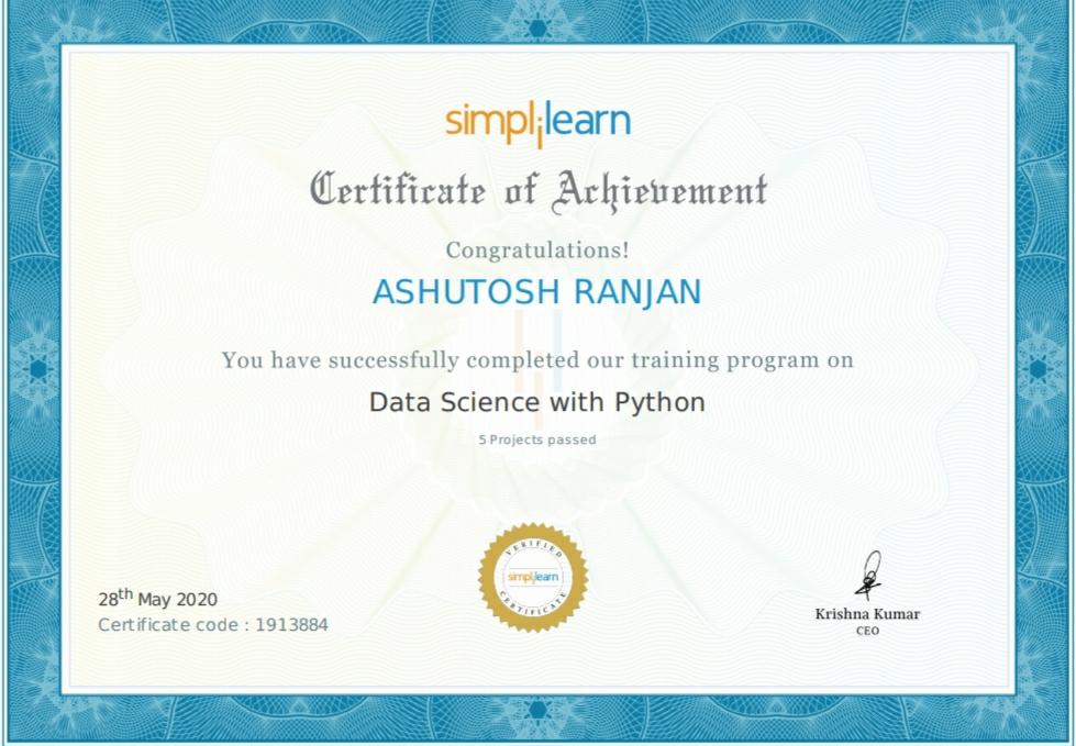 Ashutosh Ranjan on LinkedIn: #datascience #python Ashutosh Ranjan on LinkedIn: #datascience #python
