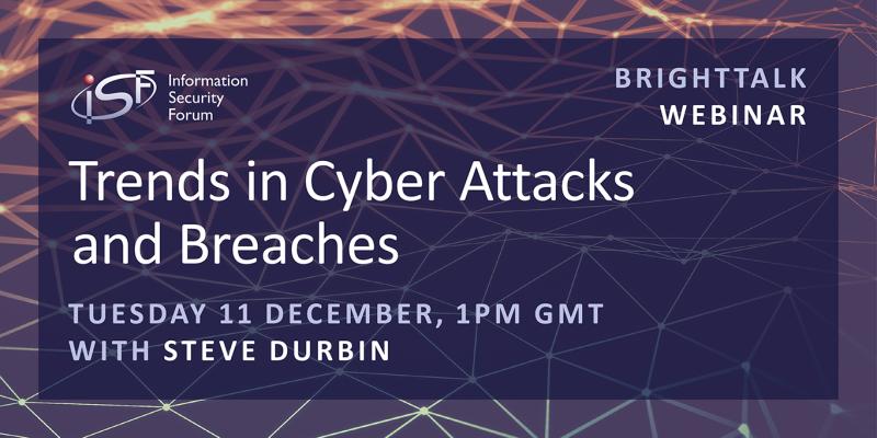 Information Security Forum on LinkedIn: ISF Webinar: Join Steve Durbin ... Information Security Forum on LinkedIn: ISF Webinar: Join Steve Durbin ...