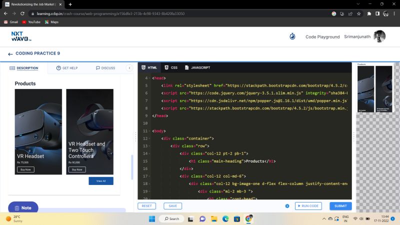 Srimanjunath G on LinkedIn: #day2 #ccbp #ccbpian #html #css ... Srimanjunath G on LinkedIn: #day2 #ccbp #ccbpian #html #css ...