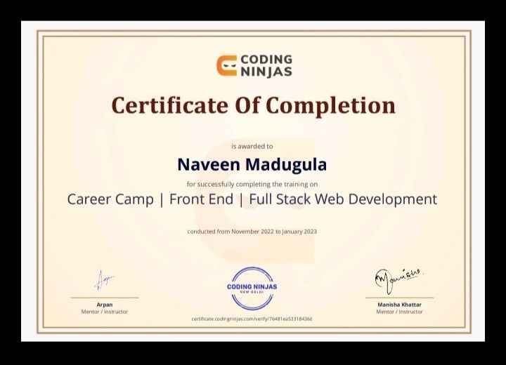 Naveen Madugula on LinkedIn: #coding #thankyou Naveen Madugula on LinkedIn: #coding #thankyou