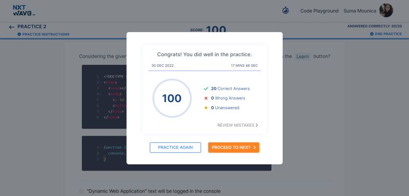 Suma mounica Dwarampudi on LinkedIn: #day16 #50daysofcodechallenge # ... Suma mounica Dwarampudi on LinkedIn: #day16 #50daysofcodechallenge # ...