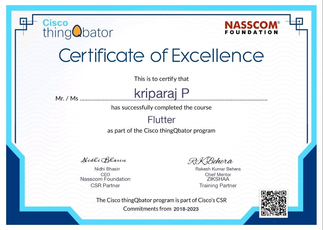 Kripa Raj on LinkedIn: #flutter Kripa Raj on LinkedIn: #flutter