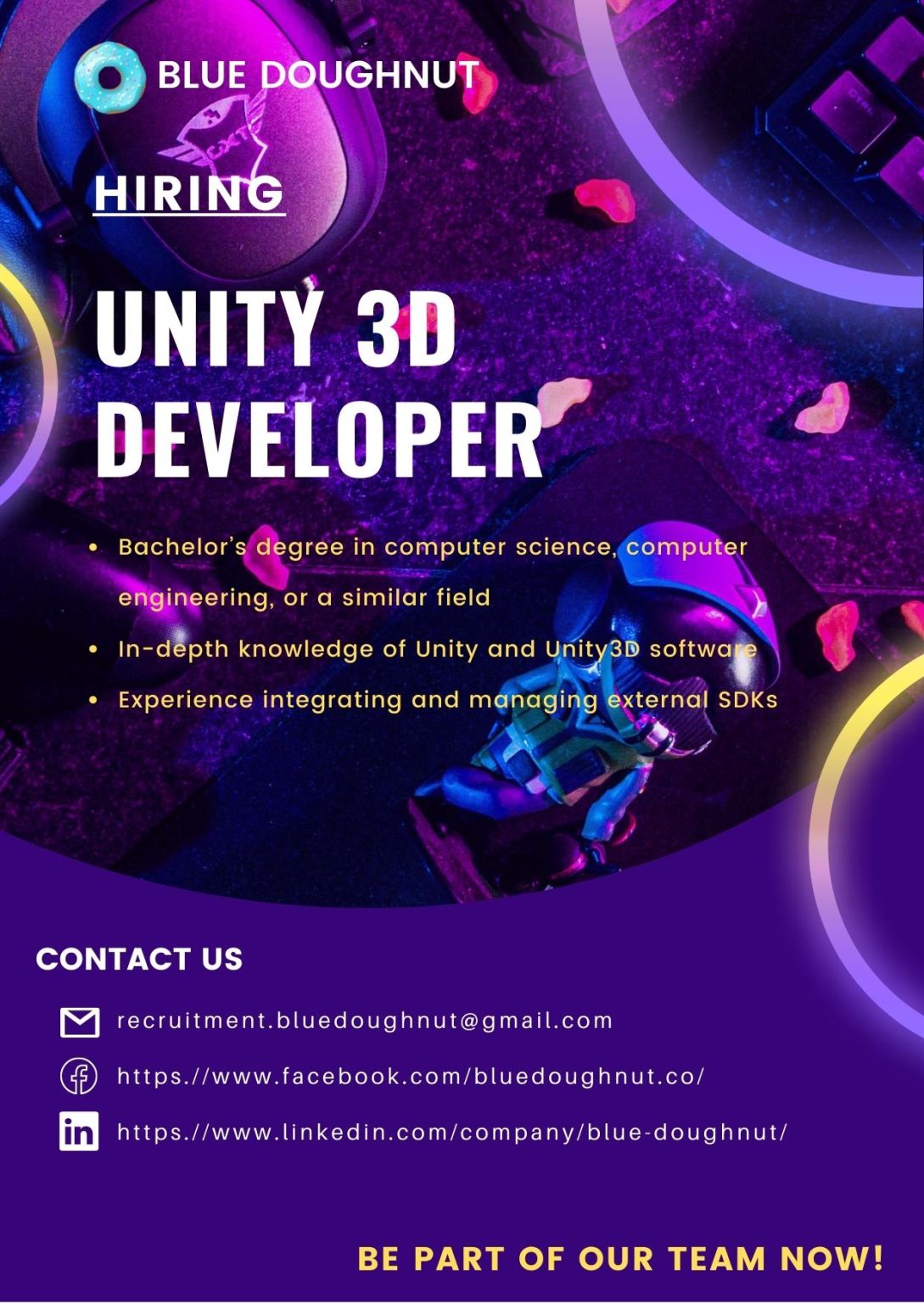#hiring #unity3d #unitydeveloper - Blue Doughnut sa LinkedIn #hiring #unity3d #unitydeveloper - Blue Doughnut sa LinkedIn