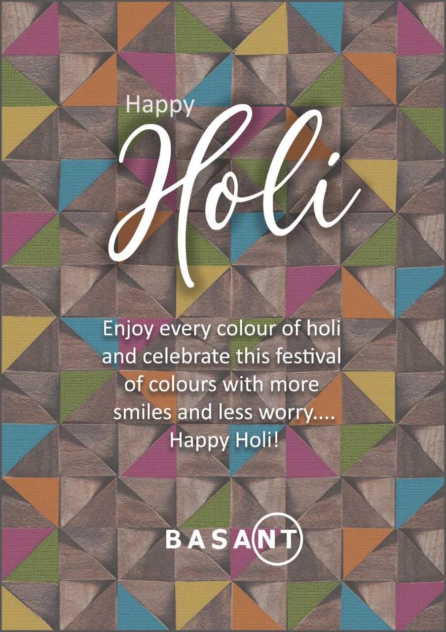 gaurav jain on LinkedIn: Happy Holi from team Basant gaurav jain on LinkedIn: Happy Holi from team Basant