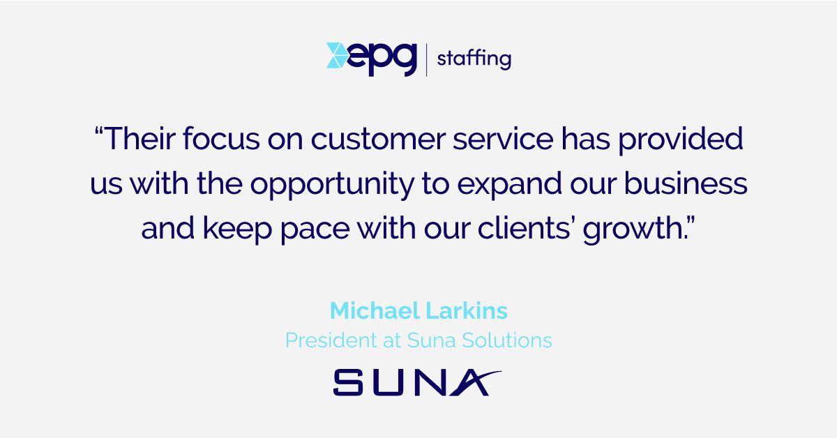EPG Staffing on LinkedIn: Suna Solutions - EPG Staffing EPG Staffing on LinkedIn: Suna Solutions - EPG Staffing