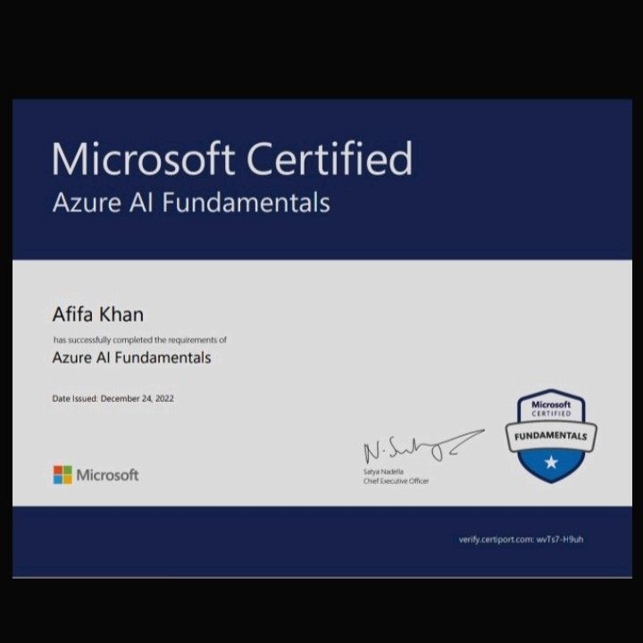 Afifa Khan on LinkedIn: #microsoft Afifa Khan on LinkedIn: #microsoft