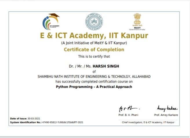 Harsh Singh on LinkedIn: #python Harsh Singh on LinkedIn: #python