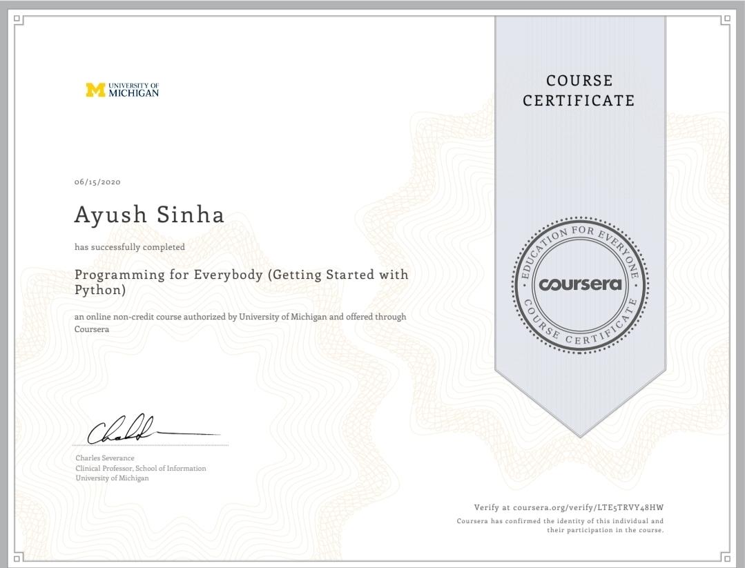 Ayush Sinha on LinkedIn: #keep_learning Ayush Sinha on LinkedIn: #keep_learning