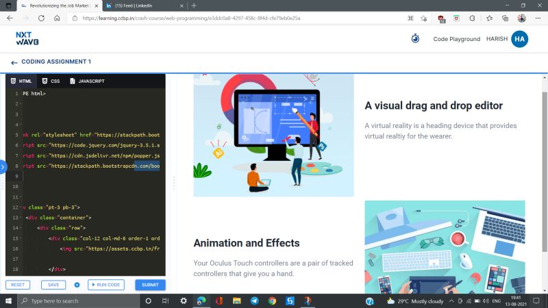 G Harish on LinkedIn: #day #ccbp #nxtwave #toolsection #dynamicwebsite ... G Harish on LinkedIn: #day #ccbp #nxtwave #toolsection #dynamicwebsite ...