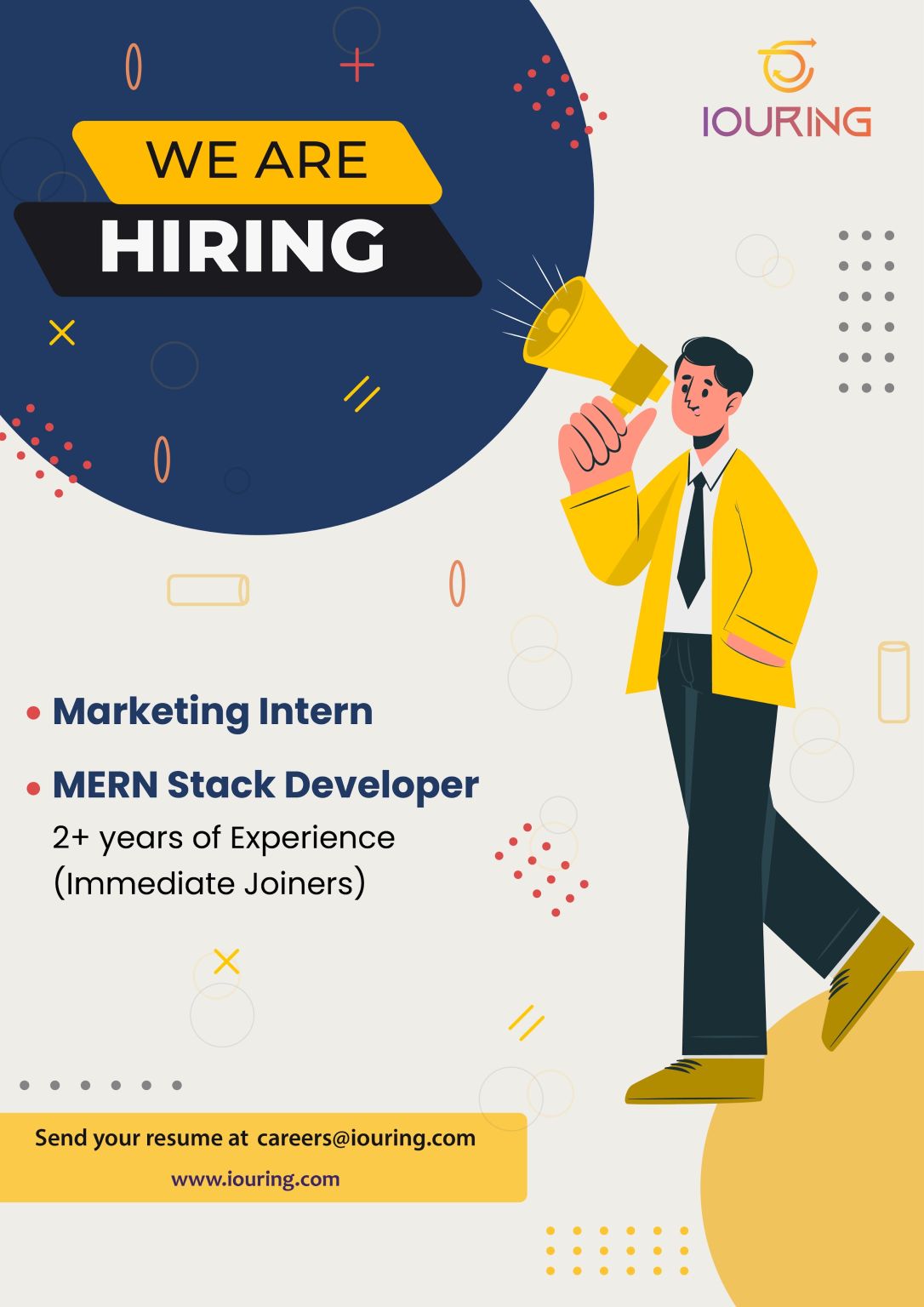 IOURING Private limited on LinkedIn: #hiring #marketinginternship # ... IOURING Private limited on LinkedIn: #hiring #marketinginternship # ...