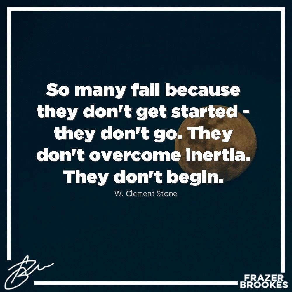 Thando Ngwenya on LinkedIn: So many fail because they don't get started ... Thando Ngwenya on LinkedIn: So many fail because they don't get started ...
