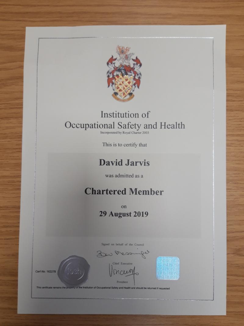 David Jarvis CMIOSH on LinkedIn: I finally completed my IPD and peer ... David Jarvis CMIOSH on LinkedIn: I finally completed my IPD and peer ...