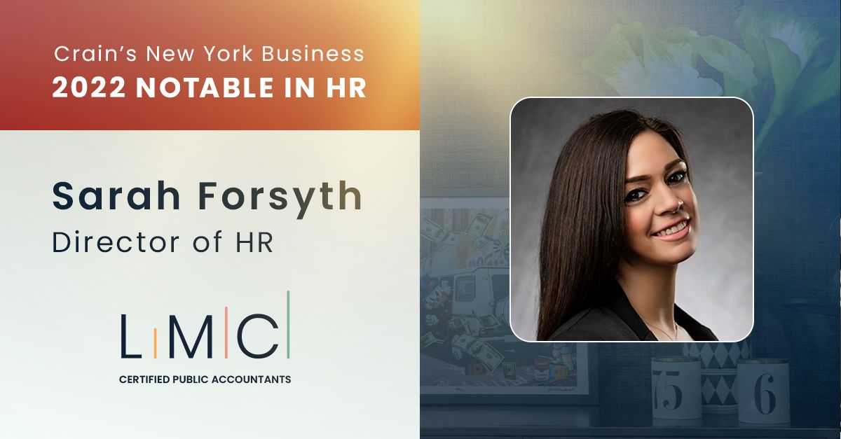 LMC on LinkedIn: LMC - Sarah Forsyth is named a Crain's New York ... LMC on LinkedIn: LMC - Sarah Forsyth is named a Crain's New York ...