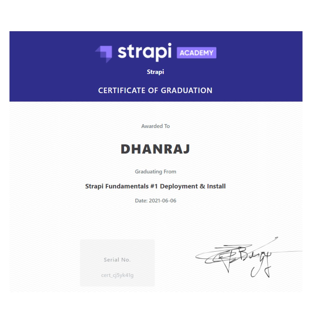 Dhanraj M on LinkedIn: Completed Fundamentals #1 in strapi Dhanraj M on LinkedIn: Completed Fundamentals #1 in strapi