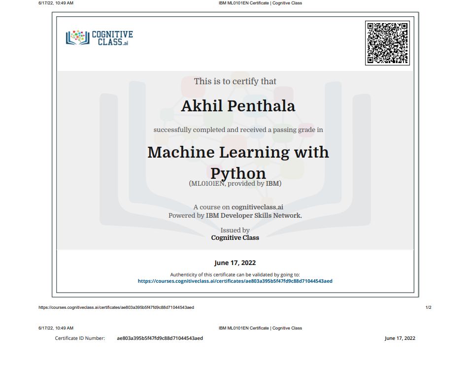 Penthala Akhil on LinkedIn: #python #machinelearning Penthala Akhil on LinkedIn: #python #machinelearning