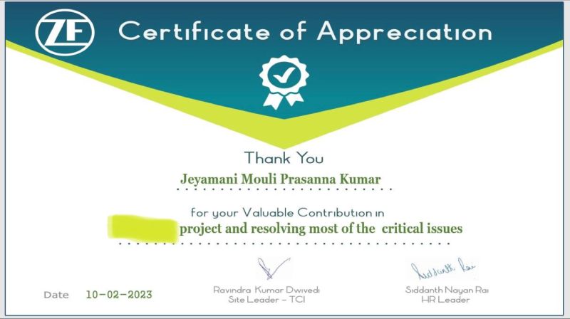 Prasanna Kumar on LinkedIn: #recognitionmatters Prasanna Kumar on LinkedIn: #recognitionmatters