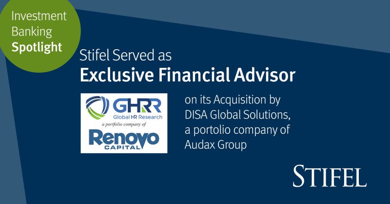 David Matre on LinkedIn: DISA Global Solutions Completes Acquisition of ... David Matre on LinkedIn: DISA Global Solutions Completes Acquisition of ...