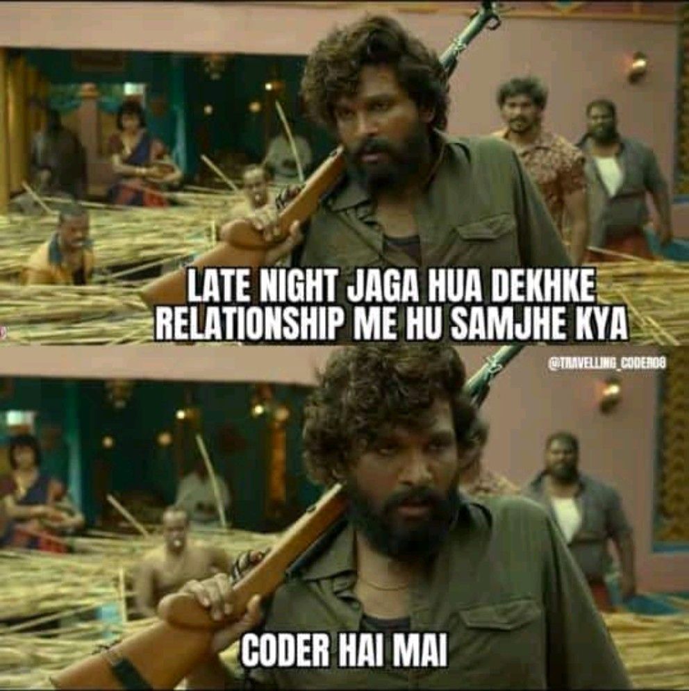 Priyanshu Mishra on LinkedIn: #coders #pushpa #meme Priyanshu Mishra on LinkedIn: #coders #pushpa #meme
