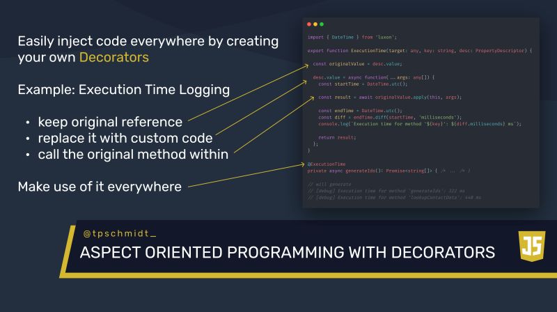 Tobias Schmidt on LinkedIn: ⚡️ JavaScript/TypeScript Tip 💛 💙 Write your ... Tobias Schmidt on LinkedIn: ⚡️ JavaScript/TypeScript Tip 💛 💙 Write your ...