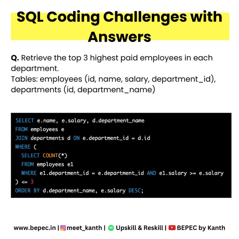 Rajeev Kanth on LinkedIn: #sqltraining #sqlserver #sql #sqldeveloper Rajeev Kanth on LinkedIn: #sqltraining #sqlserver #sql #sqldeveloper