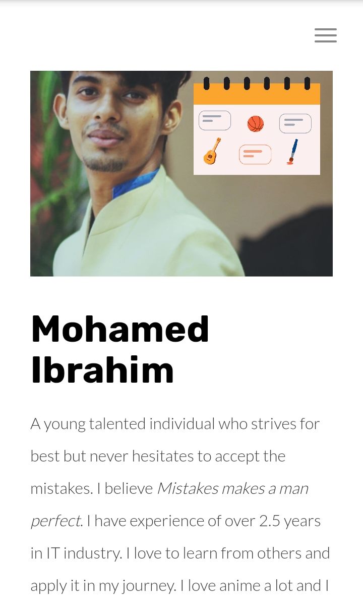 Mohamed Ibrahim Mohamed Ismail on LinkedIn: #portfoliowebsite # ... Mohamed Ibrahim Mohamed Ismail on LinkedIn: #portfoliowebsite # ...