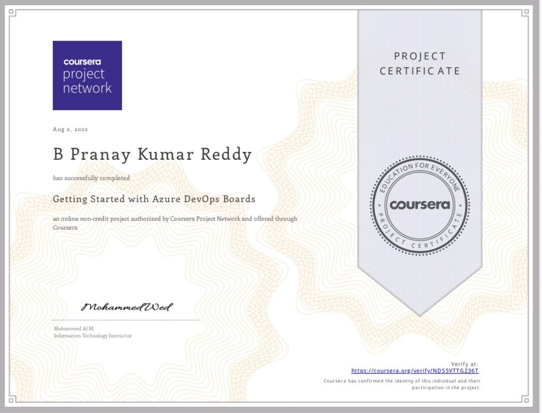 B Pranay Kumar Reddy on LinkedIn: #coursera B Pranay Kumar Reddy on LinkedIn: #coursera