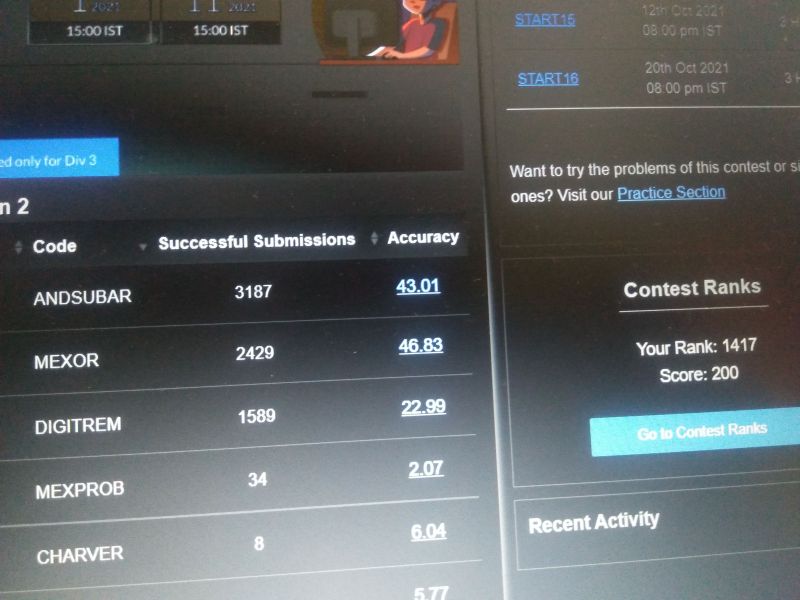 SAMEER LONARE on LinkedIn: #health #codechef #c #contest #challenge # ... SAMEER LONARE on LinkedIn: #health #codechef #c #contest #challenge # ...