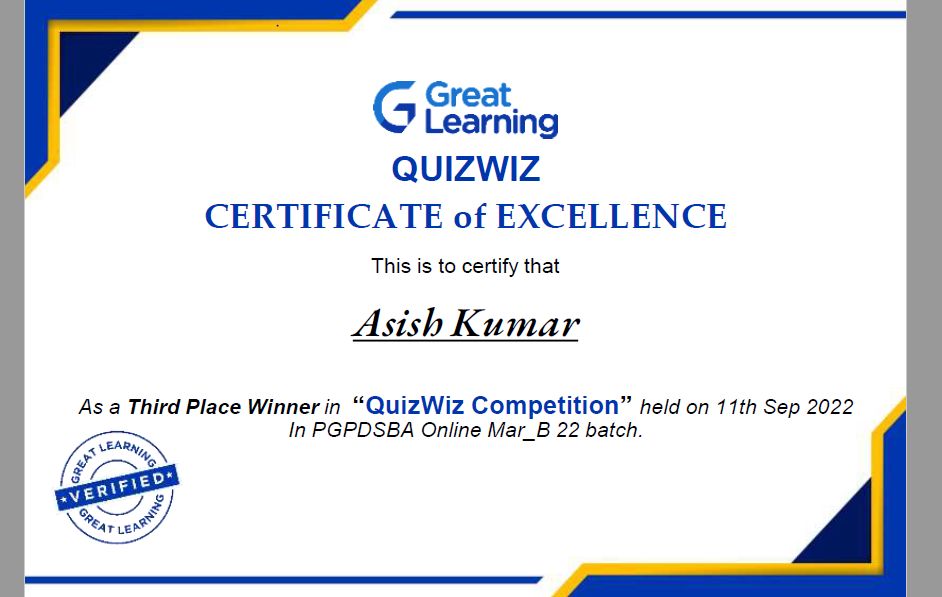 Asish Kumar Pattnaik on LinkedIn: #datascience #greatlearning # ... Asish Kumar Pattnaik on LinkedIn: #datascience #greatlearning # ...