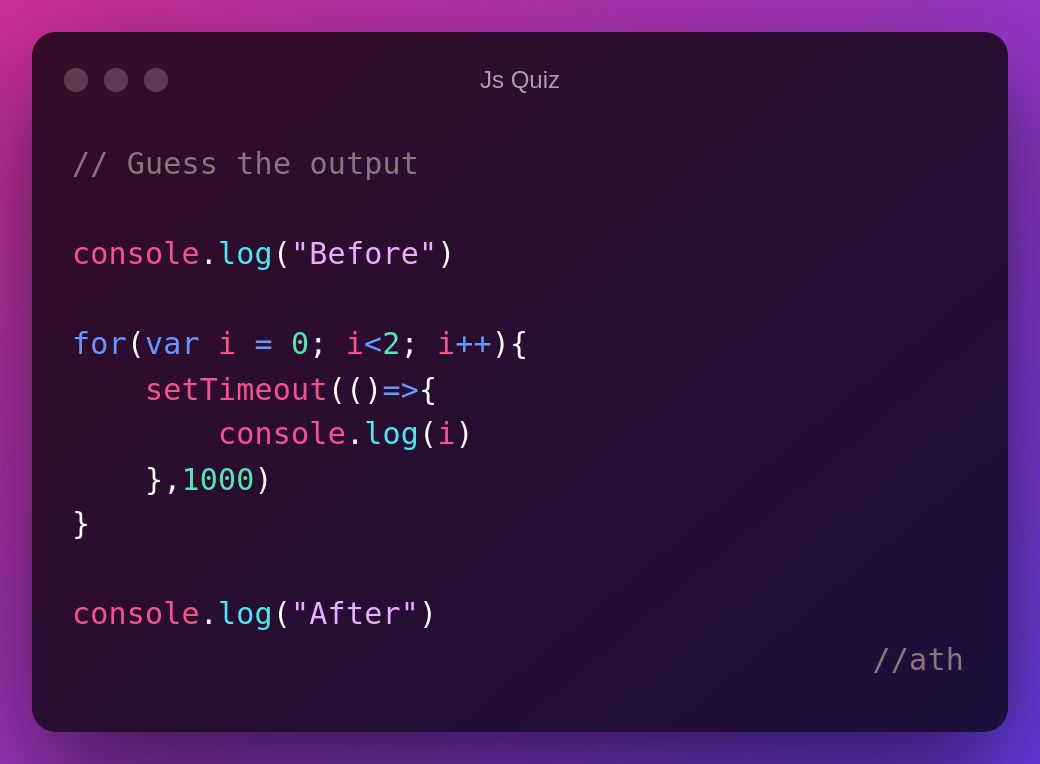 Alan Neupane LinkedIn‘de: #javascript #jsquiz #programming #quiz Alan Neupane LinkedIn‘de: #javascript #jsquiz #programming #quiz