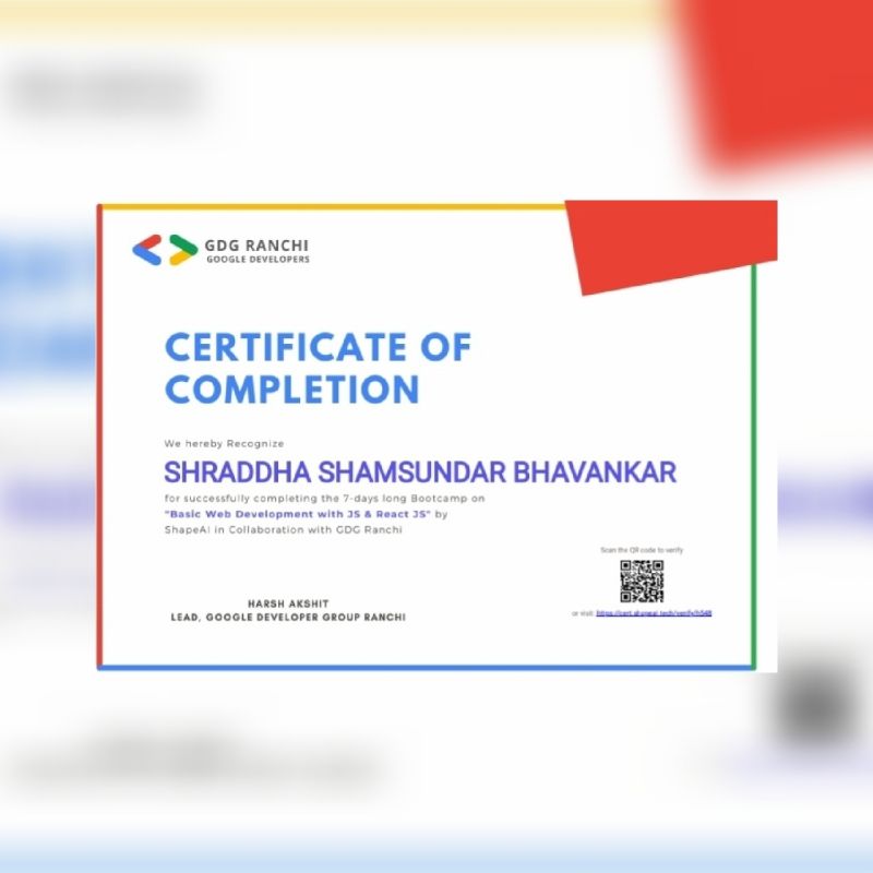 Shraddha B. on LinkedIn: #webdevelopement #googledevelopers #reactjs # ... Shraddha B. on LinkedIn: #webdevelopement #googledevelopers #reactjs # ...
